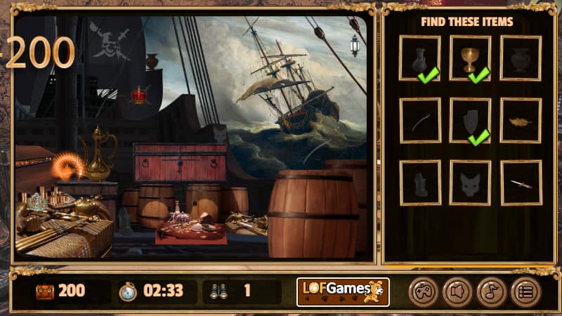 Pirates Hidden Objects - Online Spel - Speel Nu | spele.be