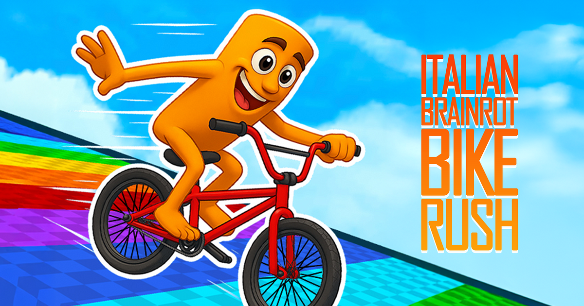 Italian Brainrot Bike Rush - Online Spel - Speel Nu | Spele.be