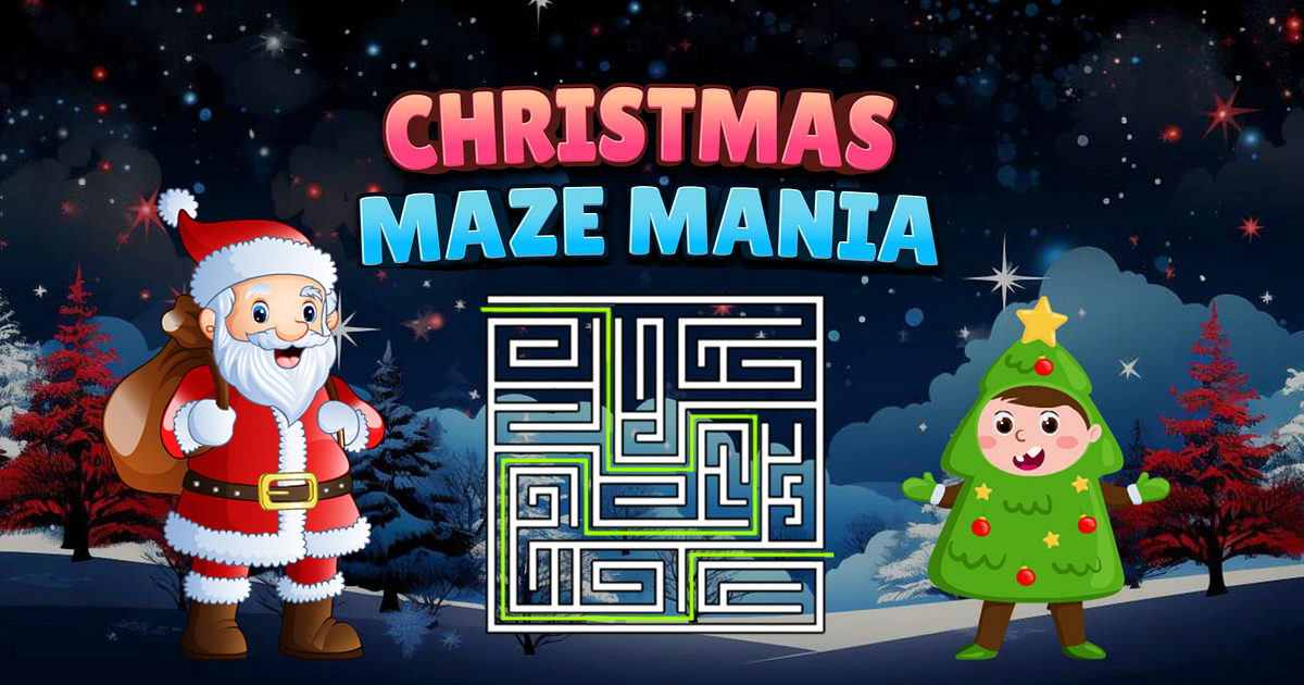 Christmas Maze Mania - Online Spel - Speel Nu | Spele.be