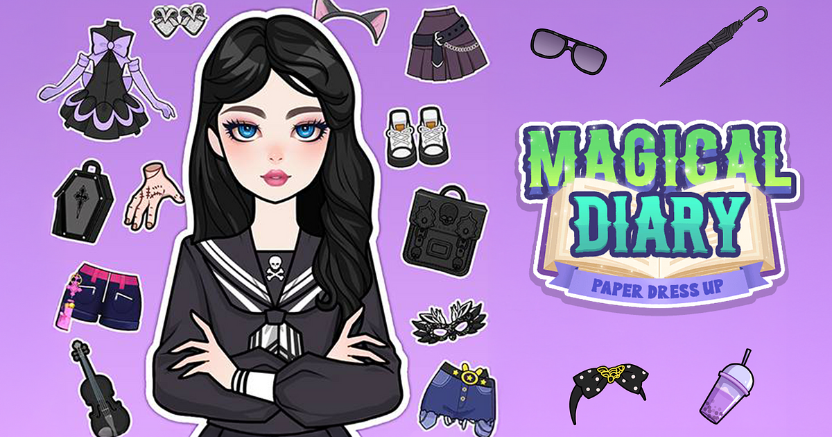 Magical Diary Paper Dress Up - Online Spel - Speel Nu | Spele.be